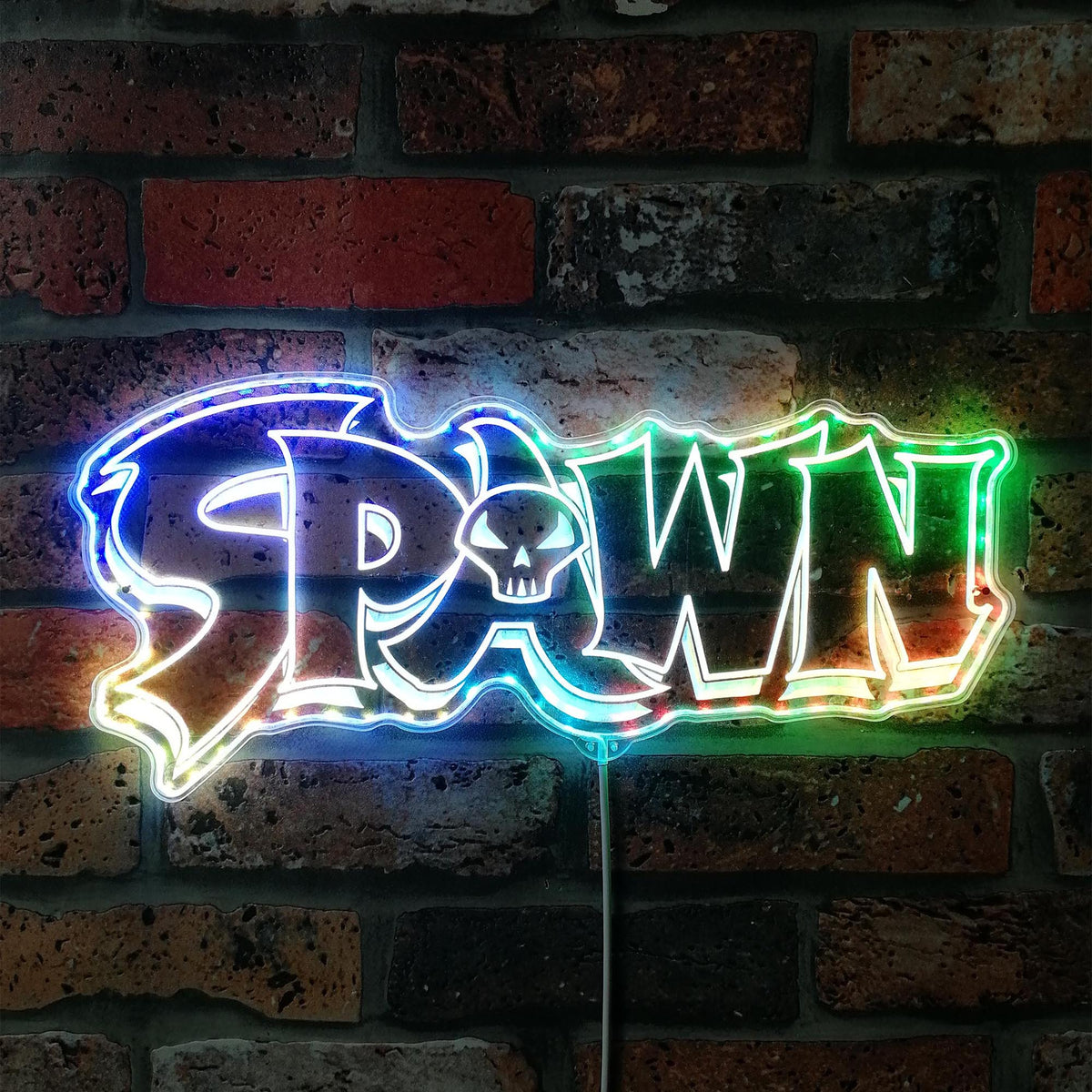 Spawn Comic Room Dynamic RGB Edge Lit LED Sign | PROLEDSIGN