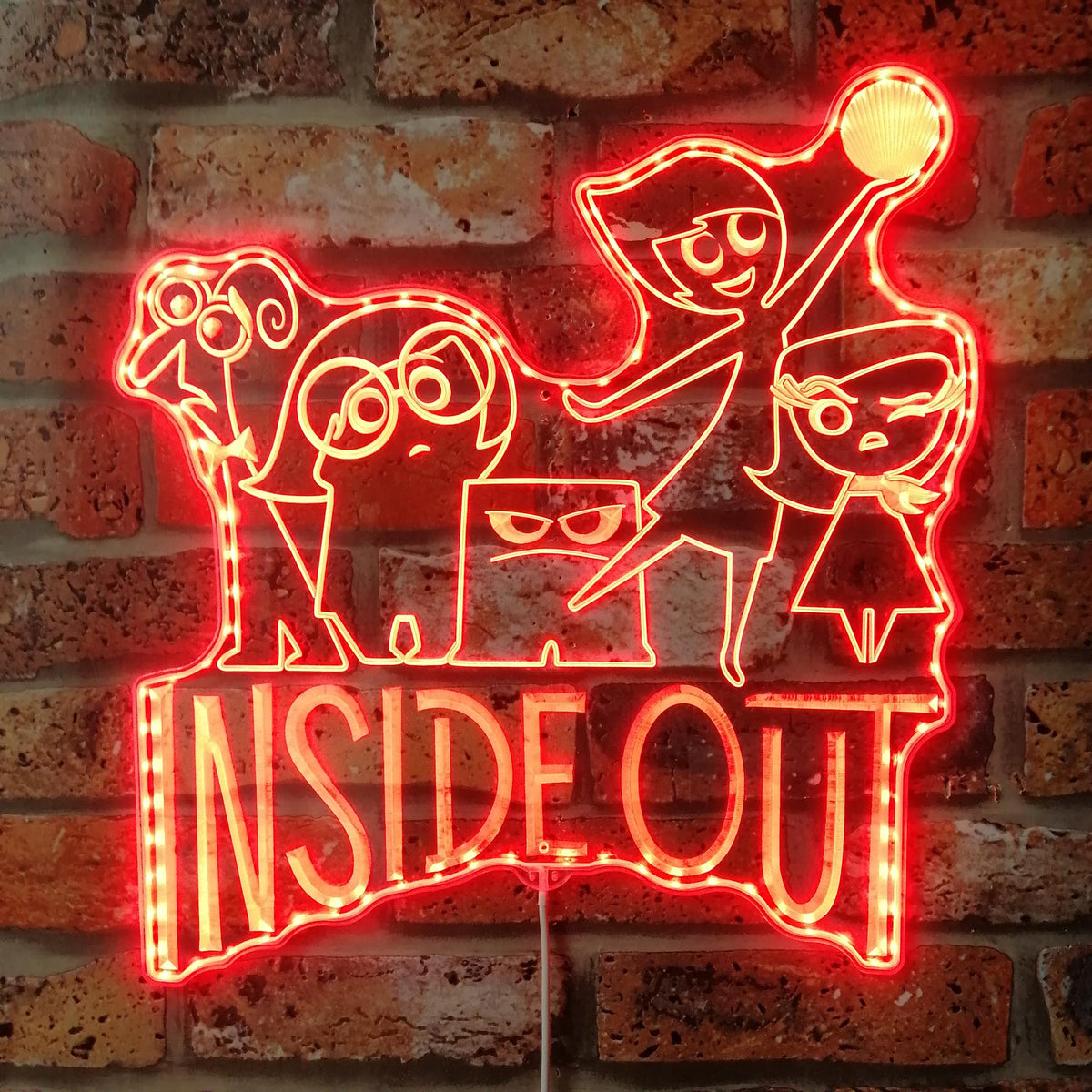 Inside Out Dynamic RGB Edge Lit LED Sign | PROLEDSIGN
