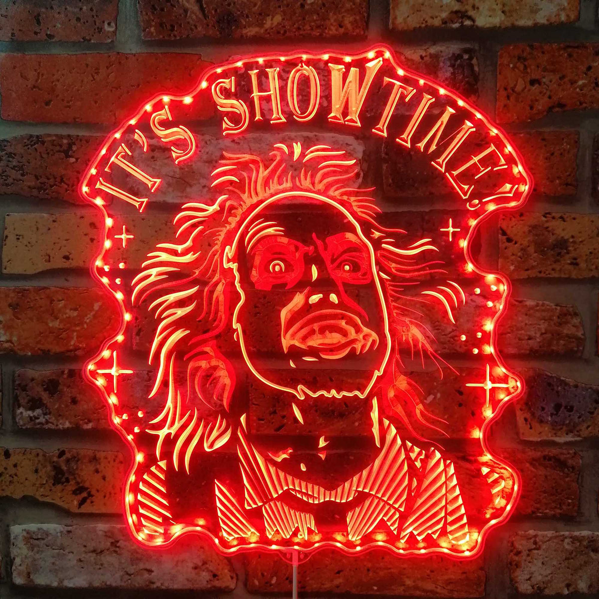 Beetlejuice Dynamic RGB Edge Lit LED Sign | PROLEDSIGN