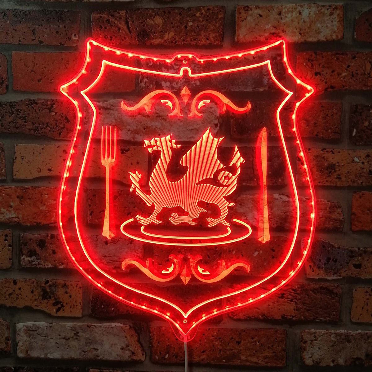 Dungeon Meshi Emblem Dynamic RGB Edge Lit LED Sign | PROLEDSIGN