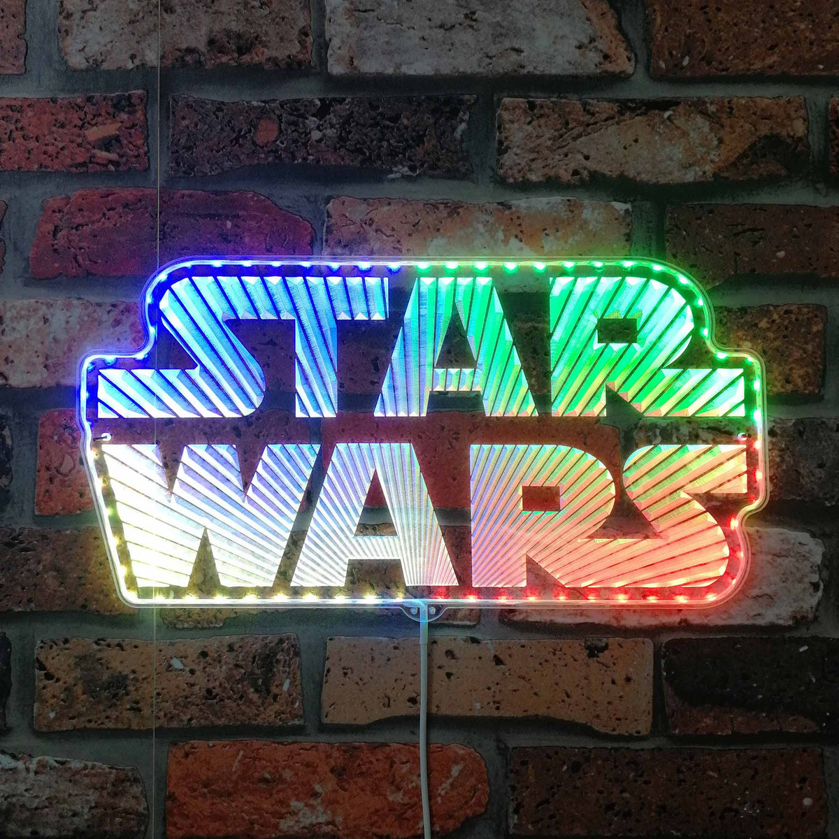 Star Wars Dynamic RGB Edge Lit LED Sign | PROLEDSIGN