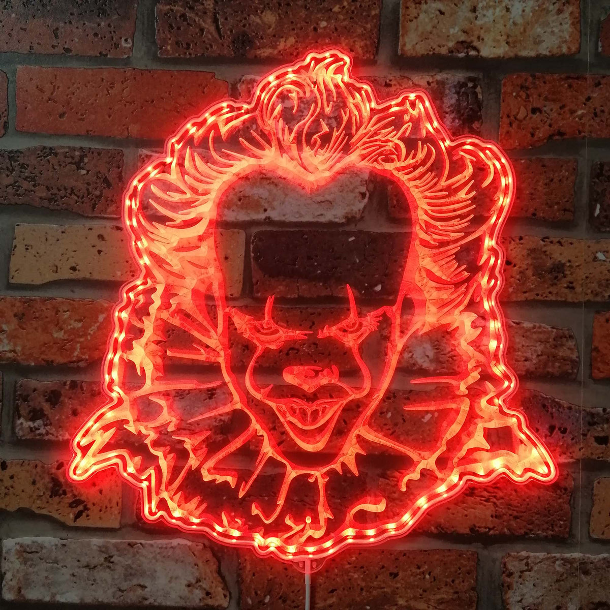 IT Pennywise Dynamic RGB Edge Lit LED Sign | PROLEDSIGN
