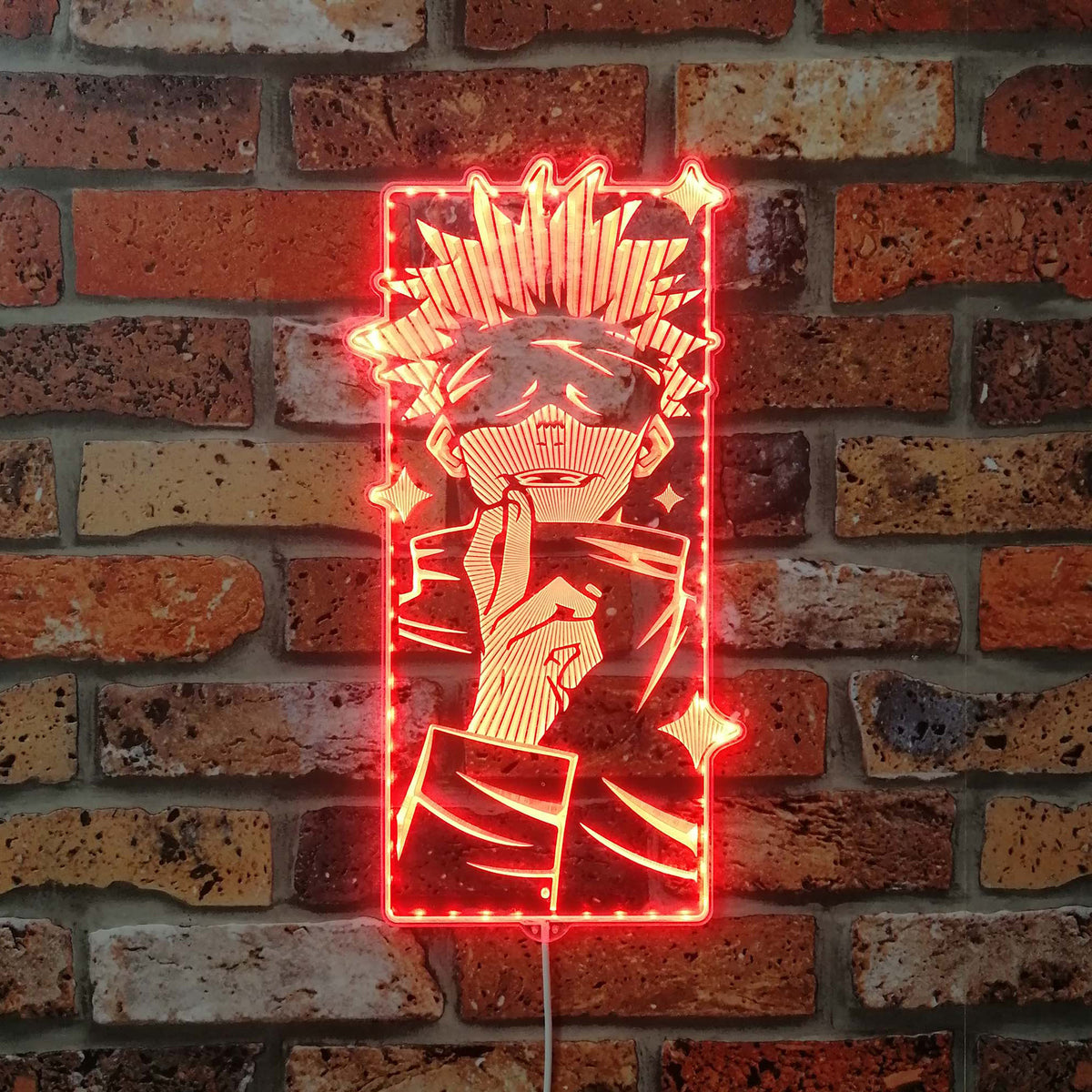 Satoru Gojo Dynamic RGB Edge Lit LED Sign | PROLEDSIGN