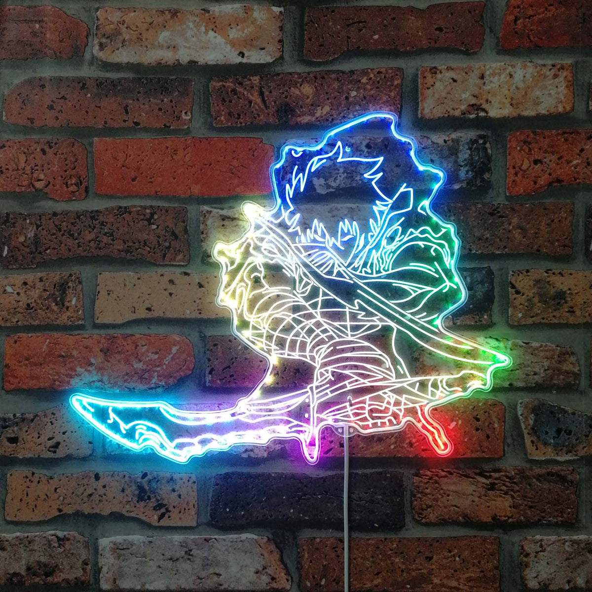 Solo Leveling Dynamic RGB Edge Lit LED Sign | PROLEDSIGN