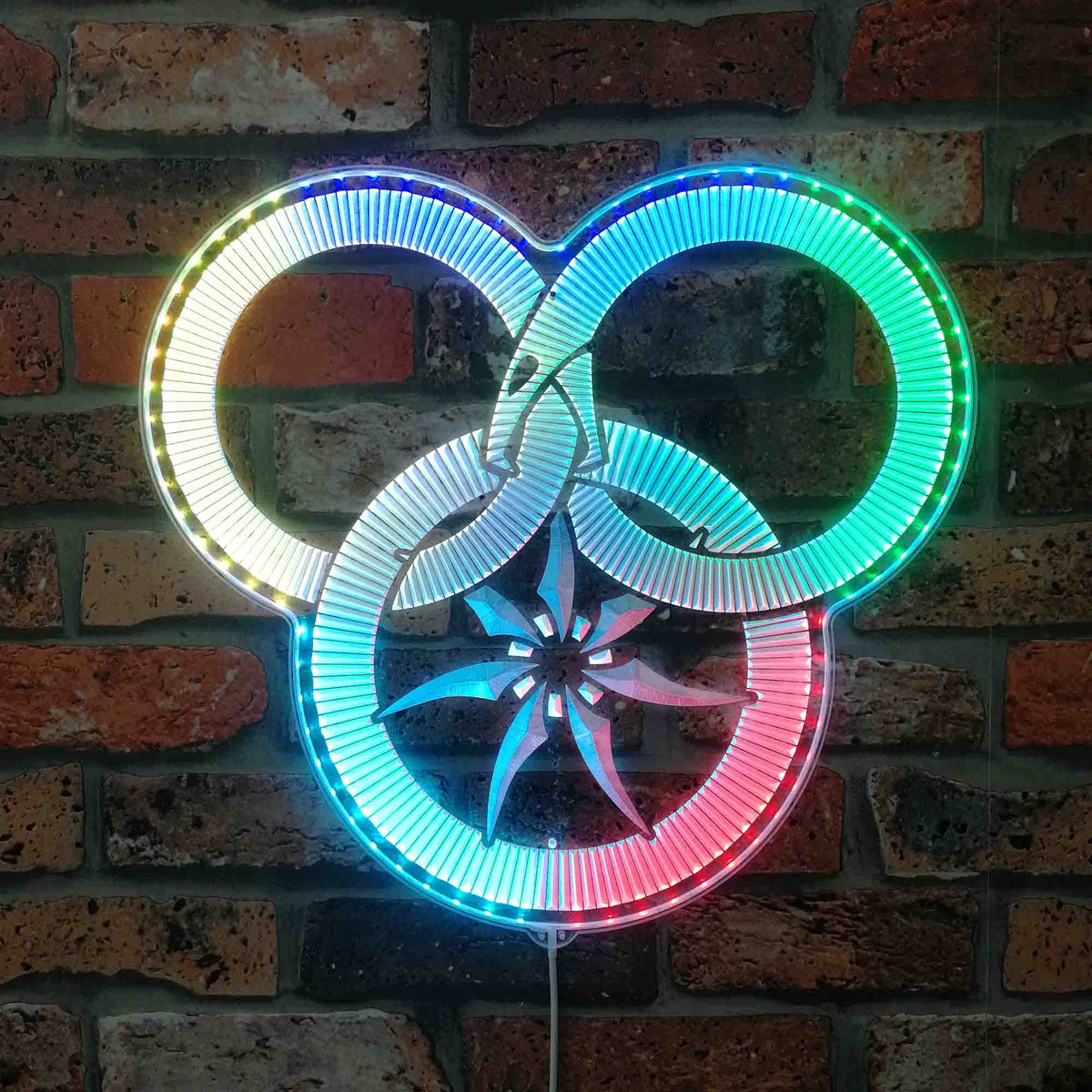 Wheel of Time Dynamic RGB Edge Lit LED Sign | PROLEDSIGN