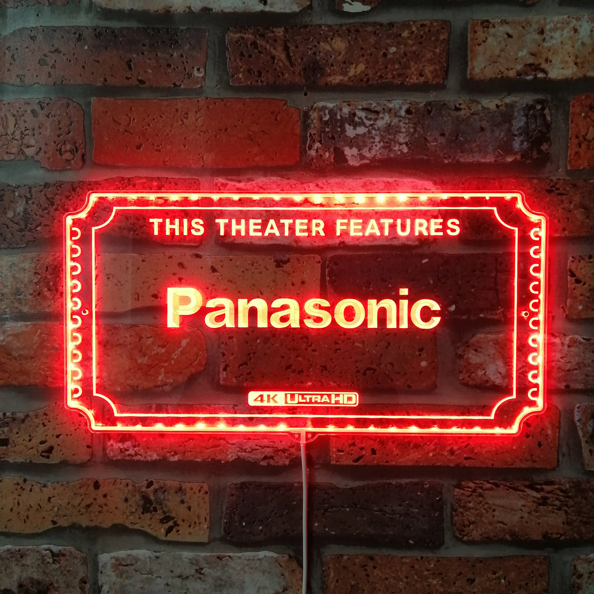 Panasonic 4K UltraHD Dynamic RGB Edge Lit LED Sign | PROLEDSIGN