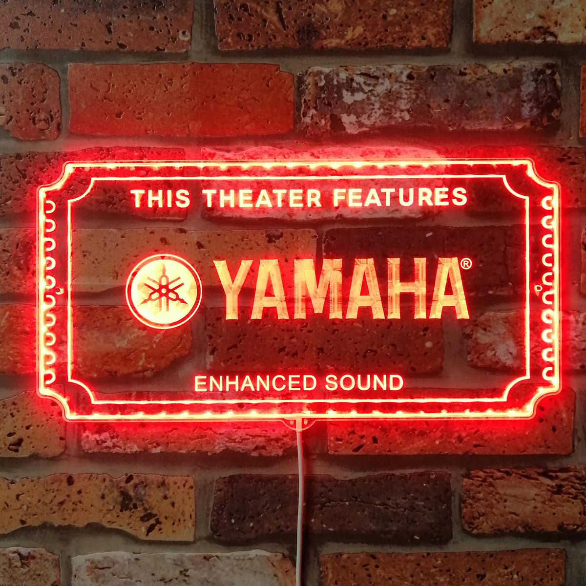 Yamaha Dynamic RGB Edge Lit LED Sign | LED LAB CAVE
