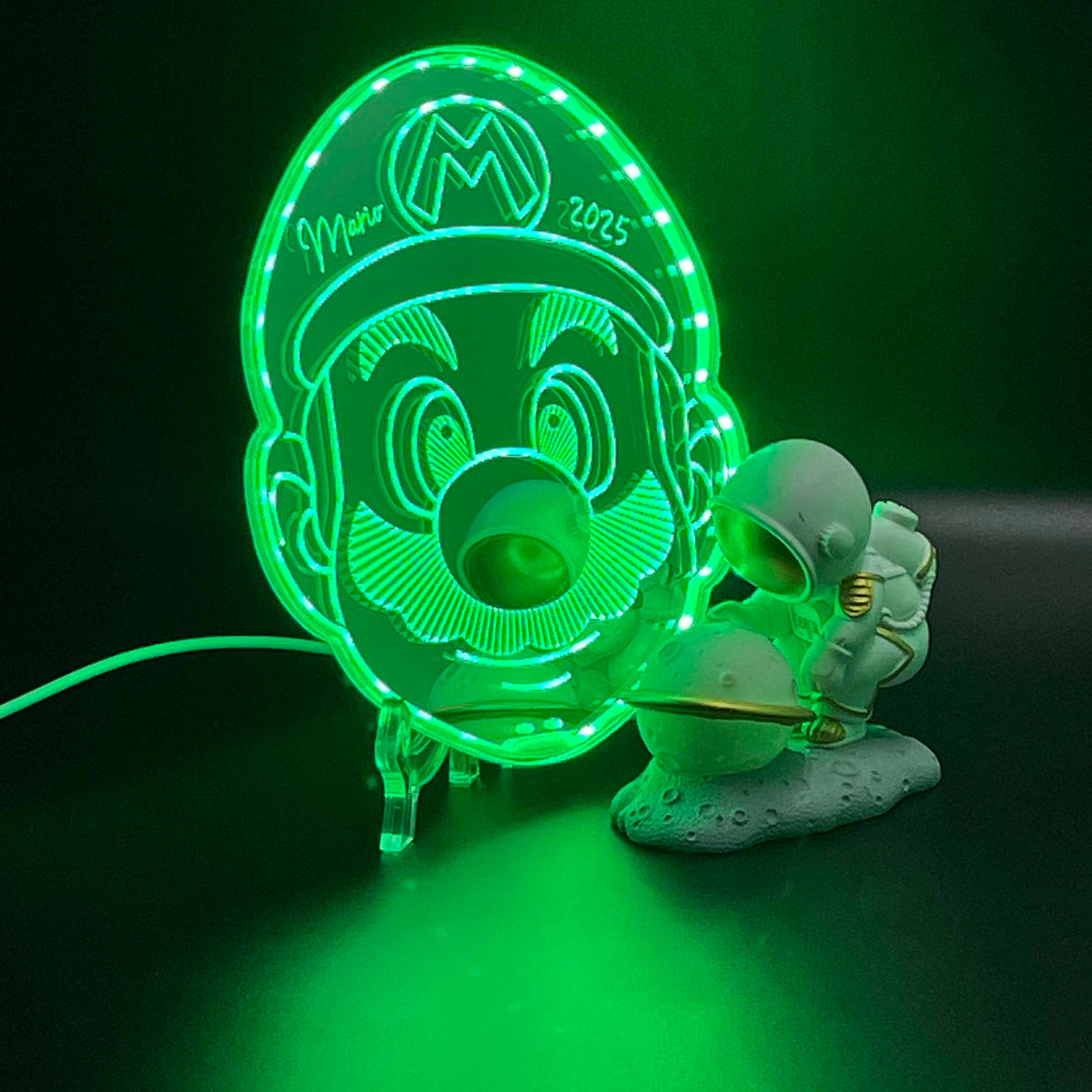 Super Mario Dynamic RGB Edge Lit LED Sign | PROLEDSIGN