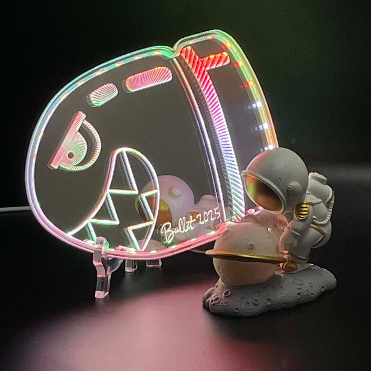 Mario Bullet Dynamic RGB Edge Lit LED Sign | PROLEDSIGN