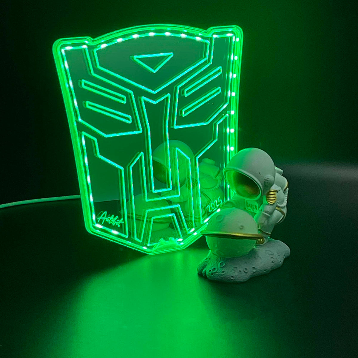 Transformers-Autobot Dynamic RGB Edge Lit LED Sign | PROLEDSIGN