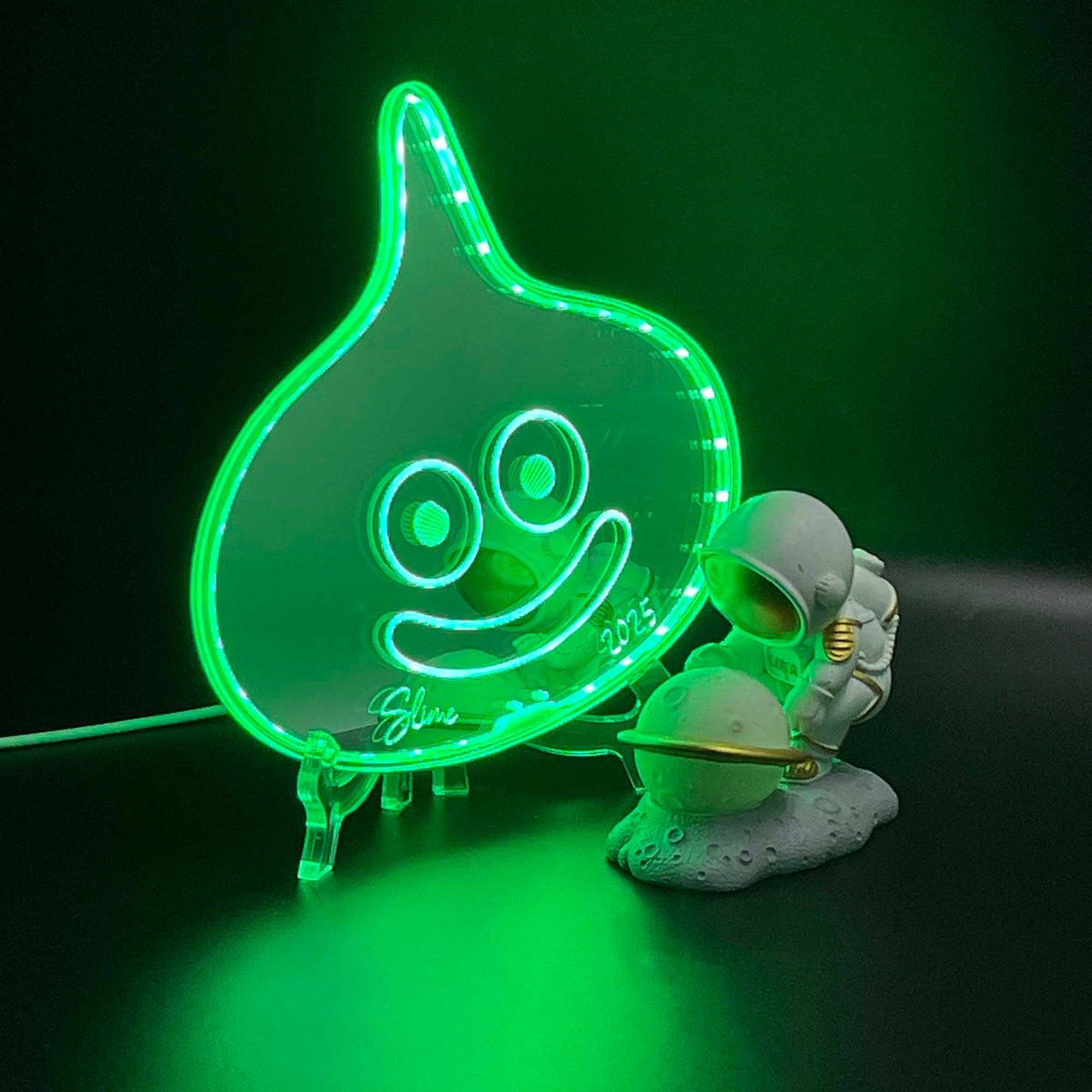 Slime Dragon Quest Dynamic RGB Edge Lit LED Sign | PROLEDSIGN