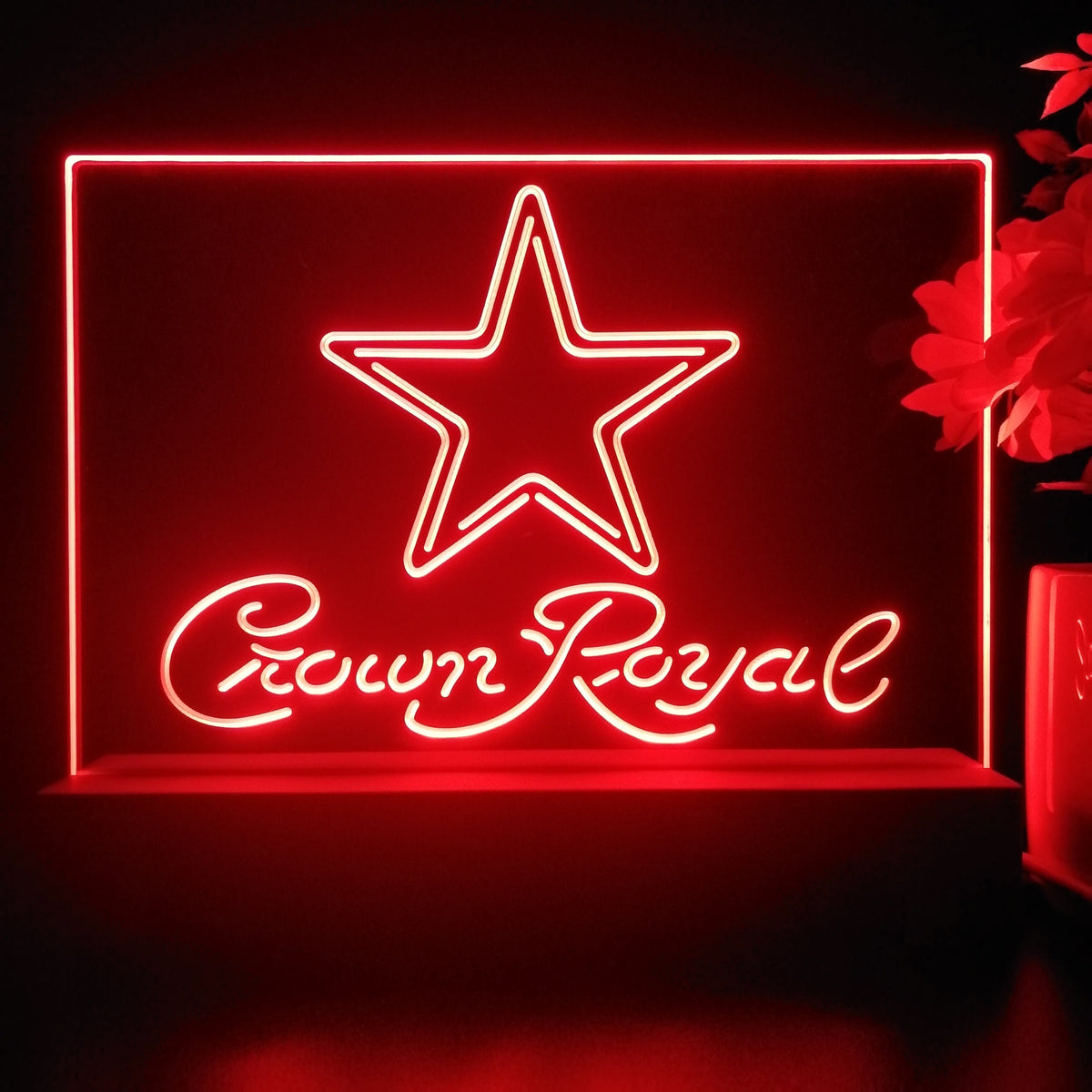 Crown Royal Bar Dallas Cowboys Est. 1960 Neon Pub Bar Sign LED Lamp ...