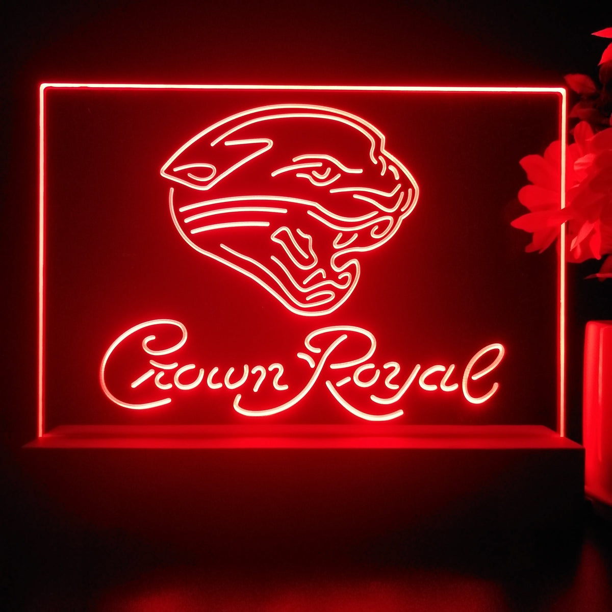 Crown Royal Bar Jacksonville Jaguars Est. 1995 Neon Pub Bar Sign LED ...
