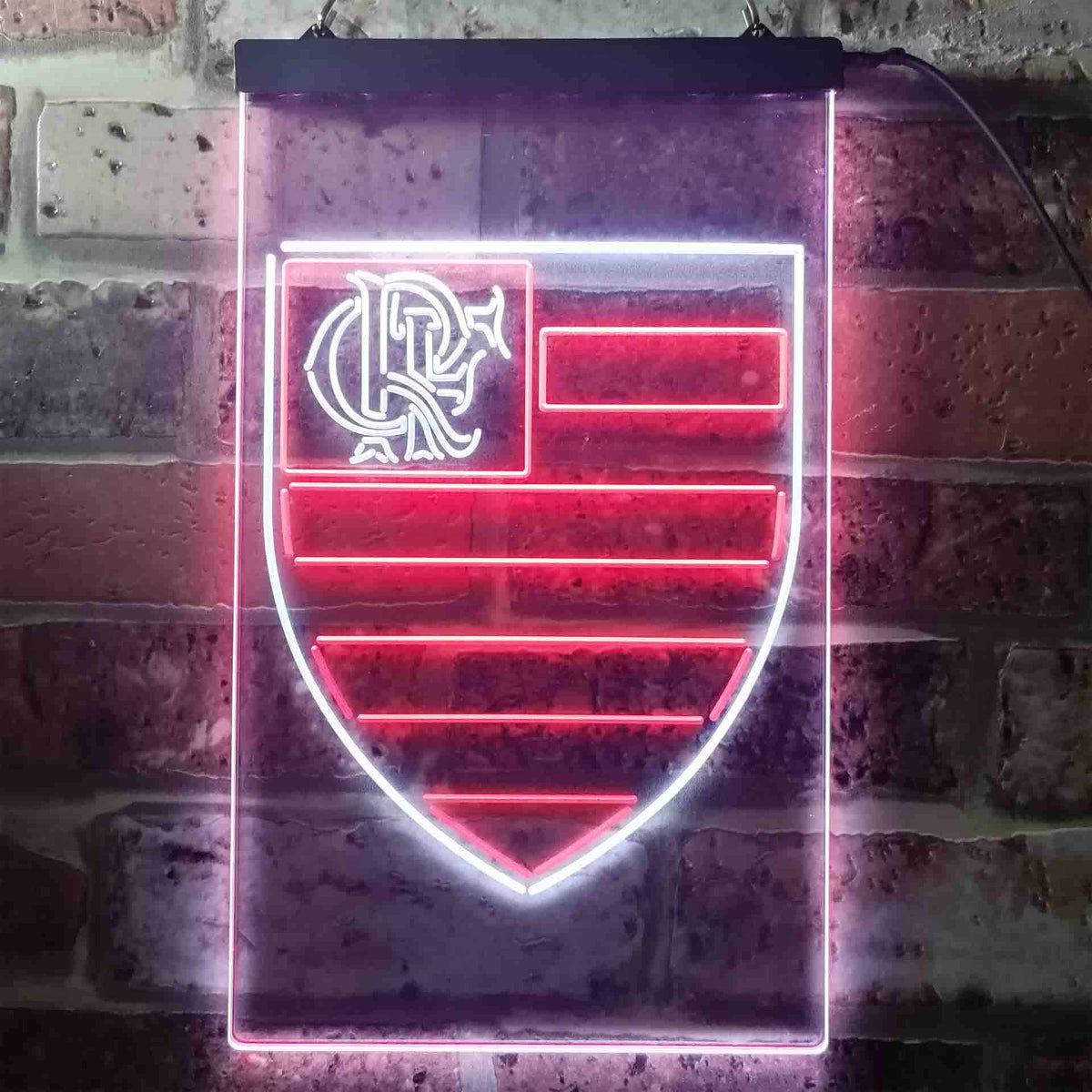 Clube de Regatas do Flamengo Shield Neon Sign - LED LAB CAVE
