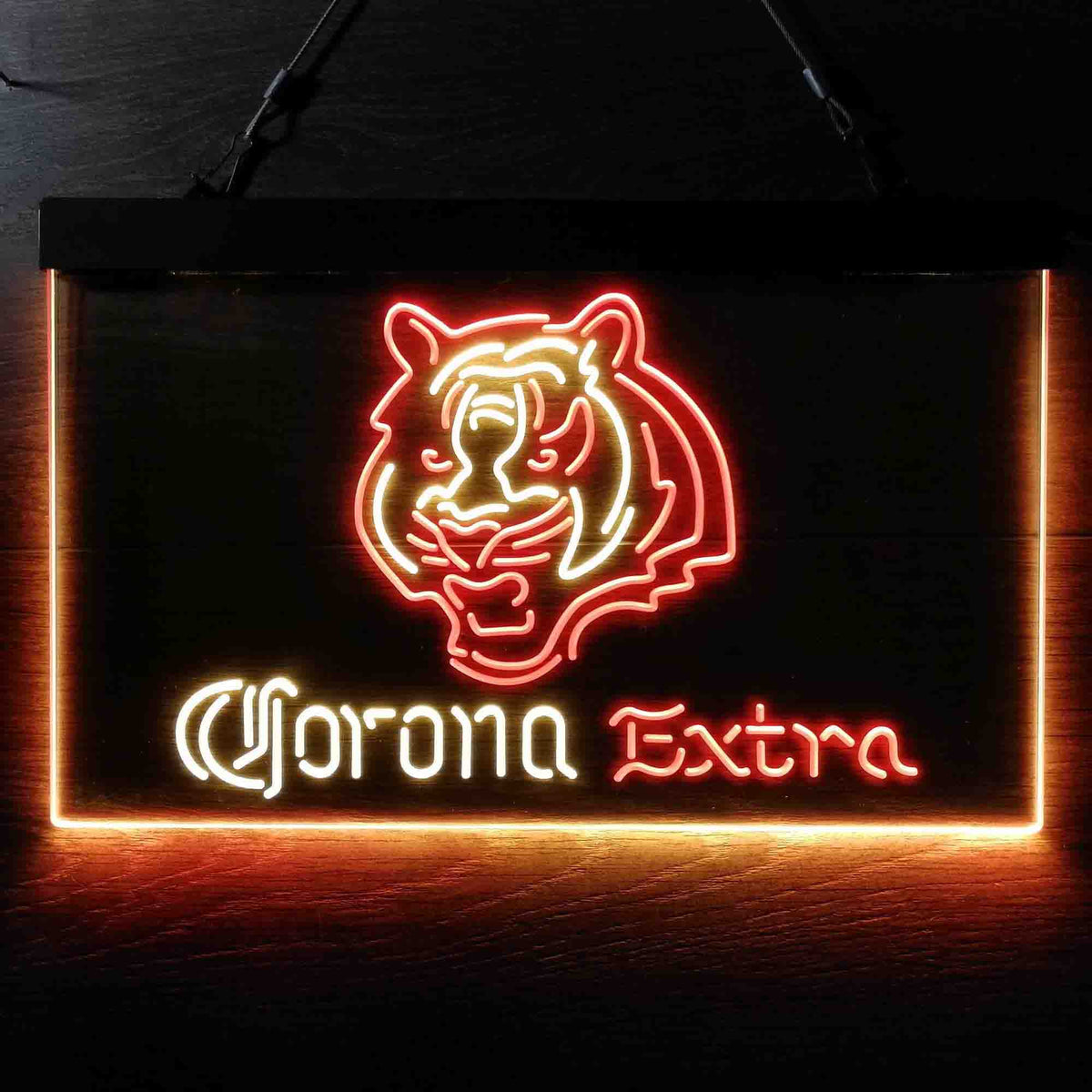 Cincinnati Bengals Corona Extra Neon-Like LED Sign | Home Bar Gift