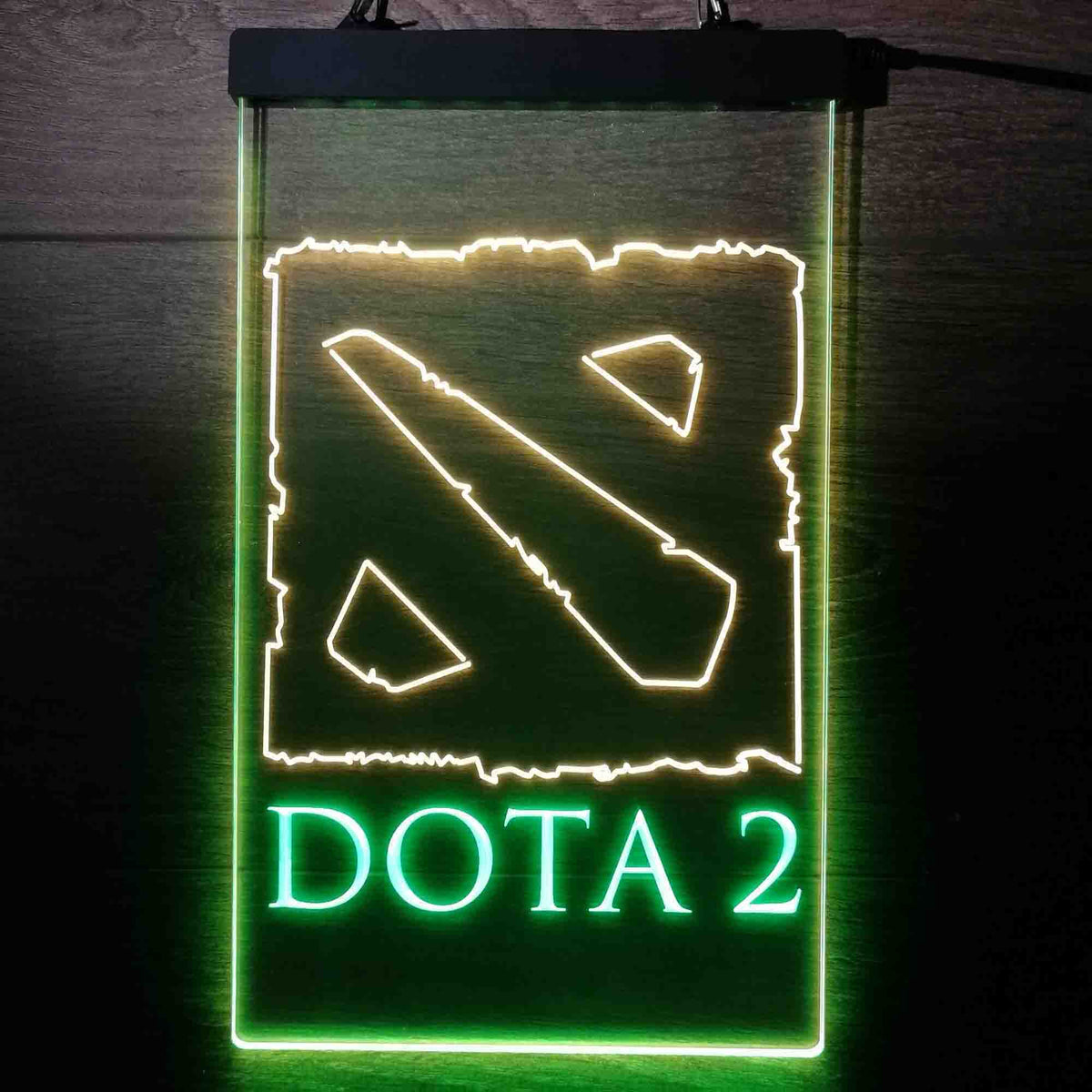 Dota 2 Logo Game Room Neon Light LED Light Sign | Birthday Gamer Gift For