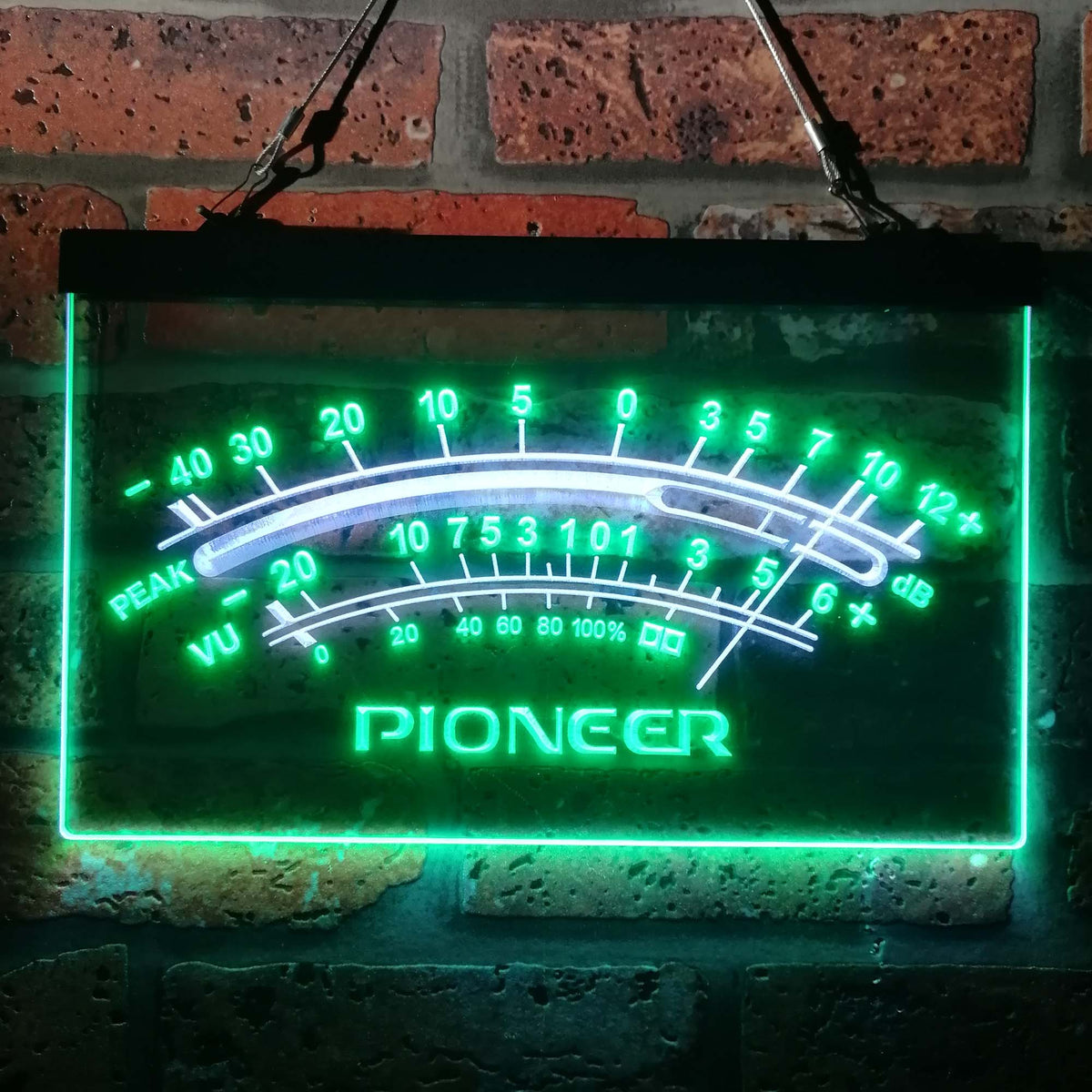 Pioneer peak vu dB Neon Sign | Pro LED Sign