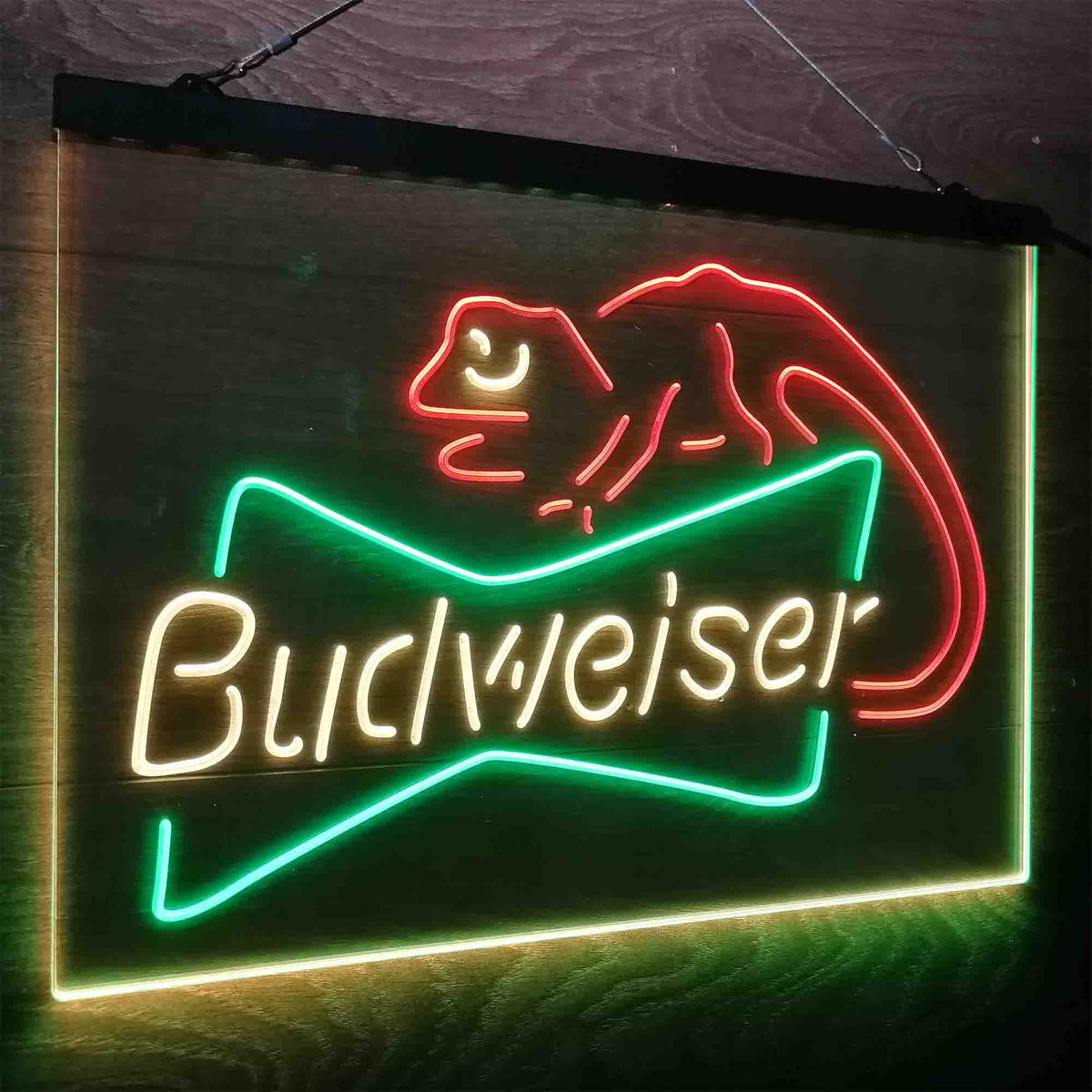 Budweiser Lizard Beer Bar Neon LED Sign For Sale | LEDLABCAVE