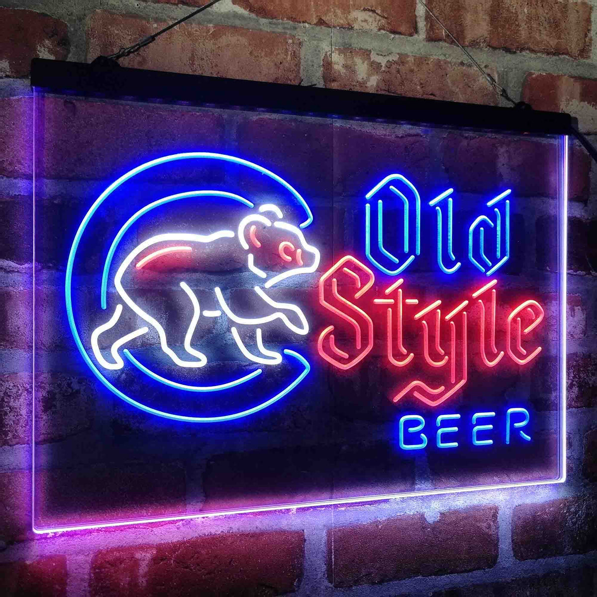 Cubs Old Style Beer Bar Neon LED Sign For Sale | LEDLABCAVE