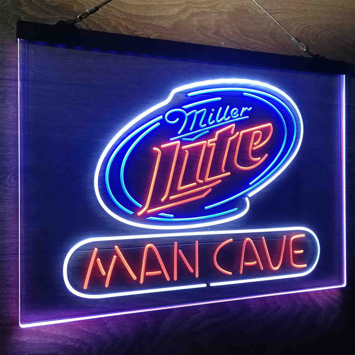 Miller Lite Man Cave Beer Bar Neon LED Sign For Sale | LEDLABCAVE