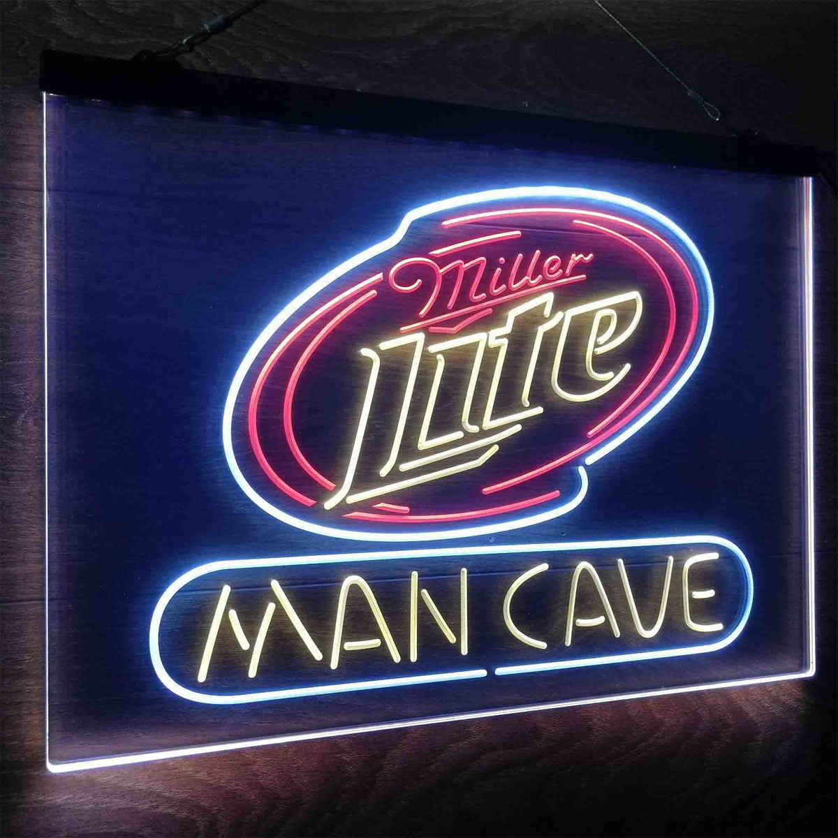 Miller Lite Man Cave Beer Bar Neon LED Sign For Sale | LEDLABCAVE