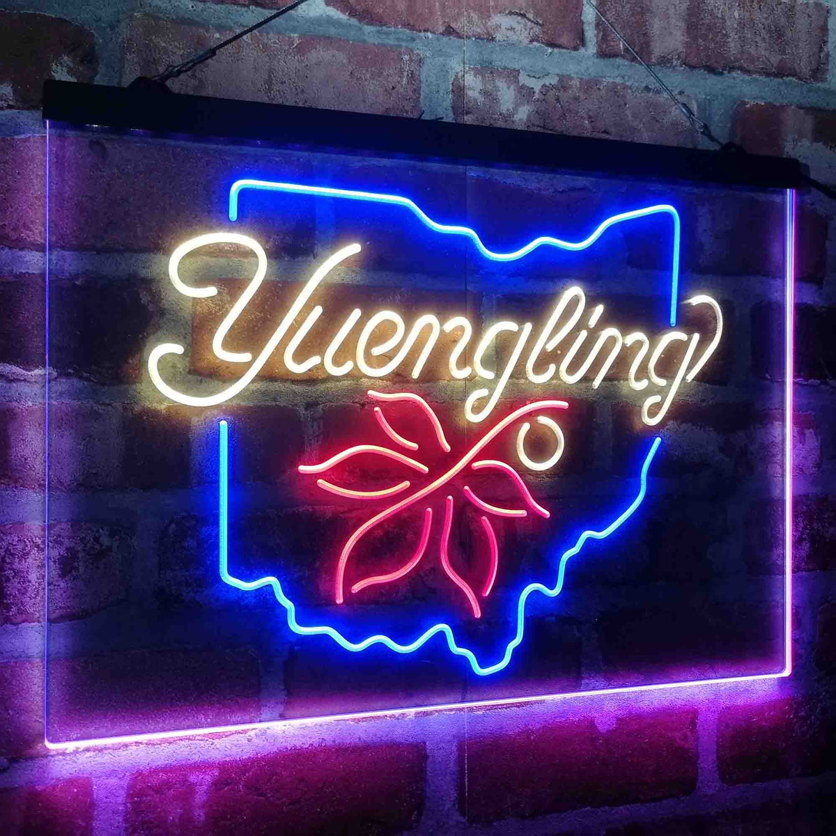 Yuengling Ohio State Buckeye Larger Beer Neon LED Sign For Sale ...