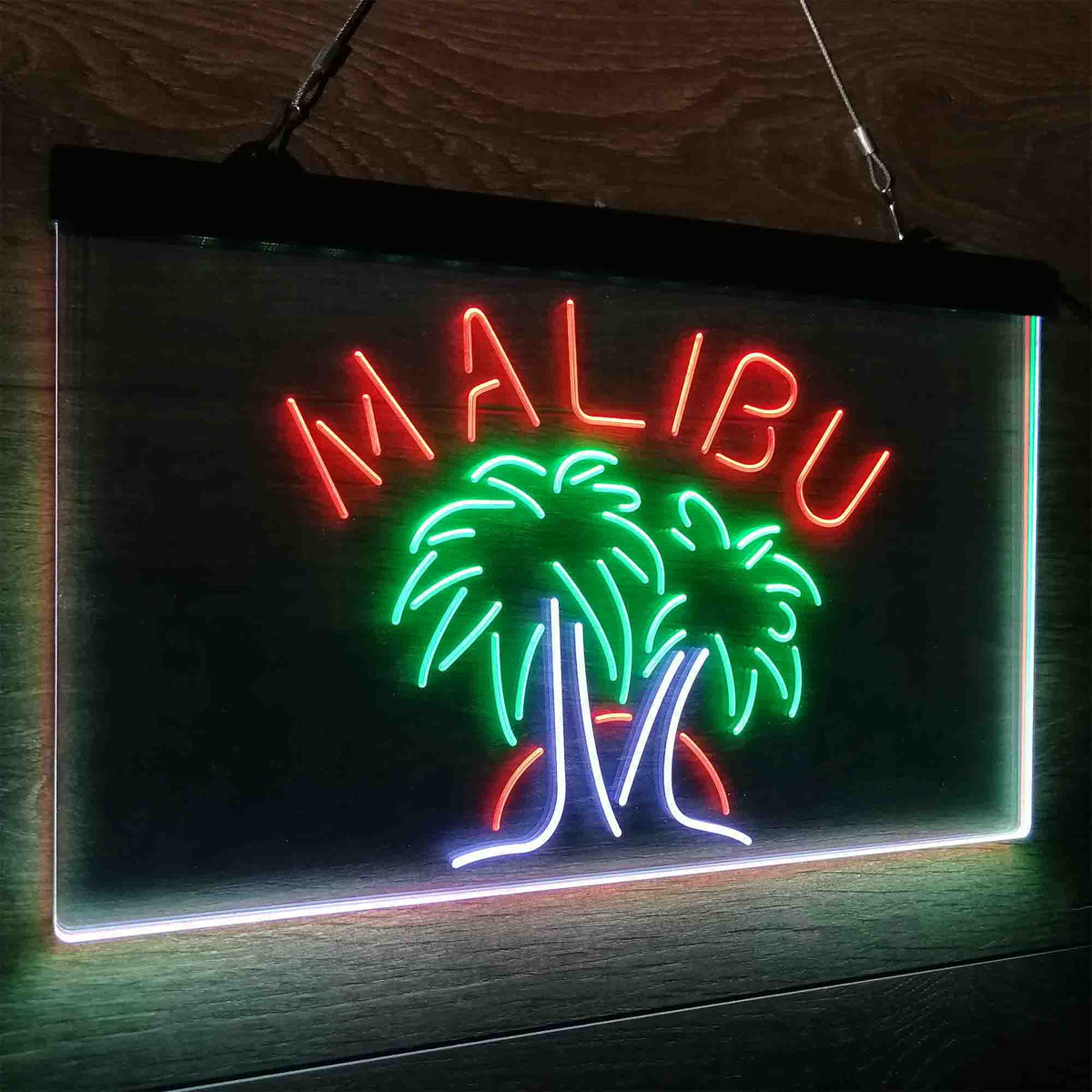 Malibu Rum Wine Bar Neon LED Sign For Sale | LEDLABCAVE