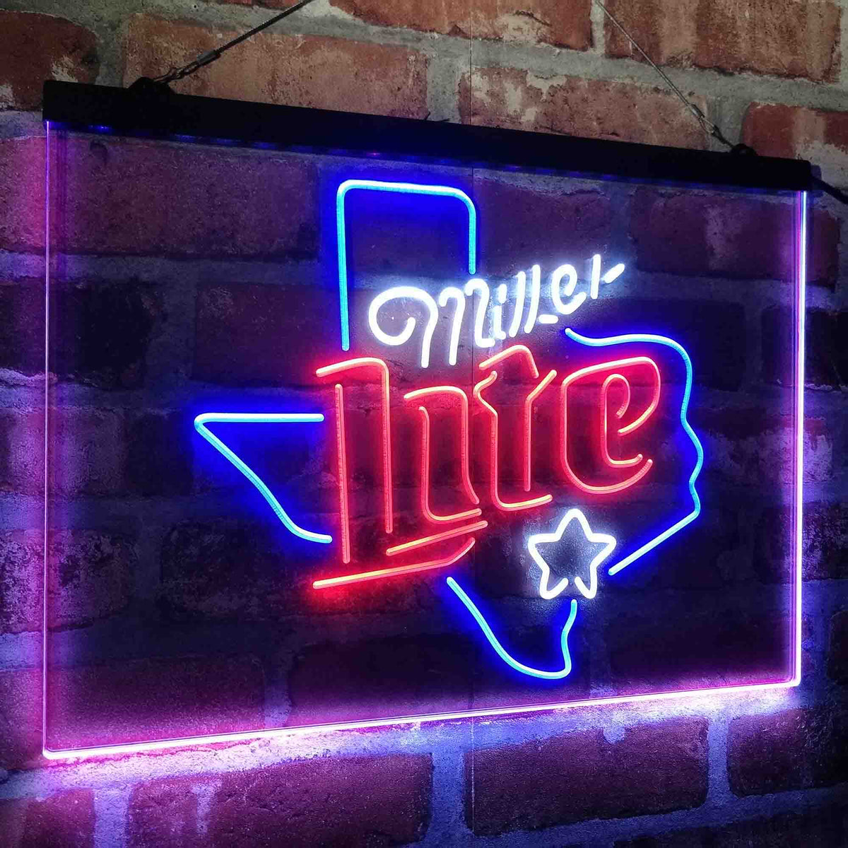 Miller Star Texas Beer Neon LED Sign For Sale | LEDLABCAVE