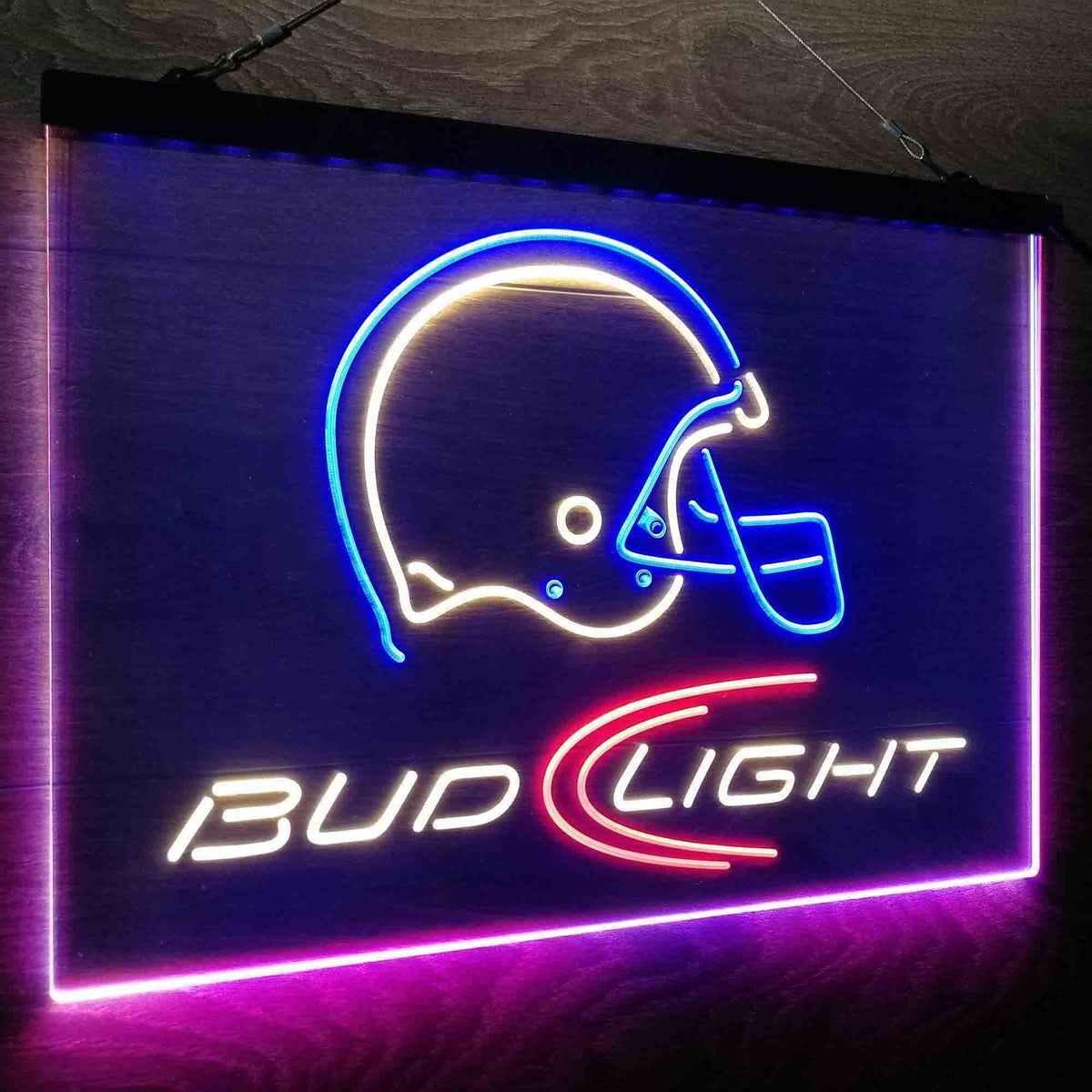 Bud Light Helmet Club Neon LED Sign For Sale | LEDLABCAVE