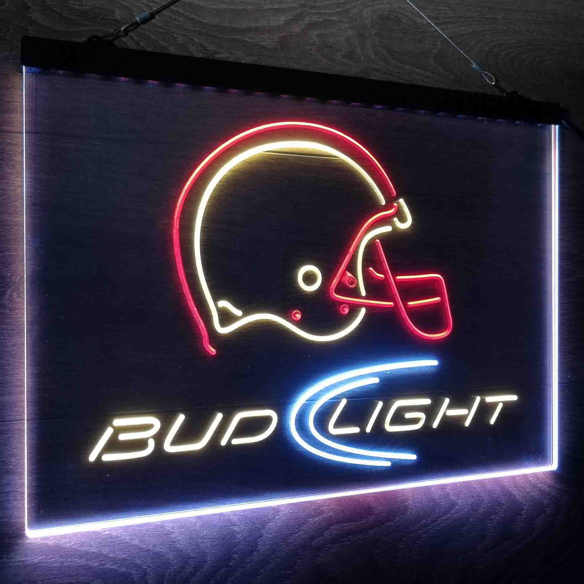 Bud Light Helmet Club Neon LED Sign For Sale | LEDLABCAVE