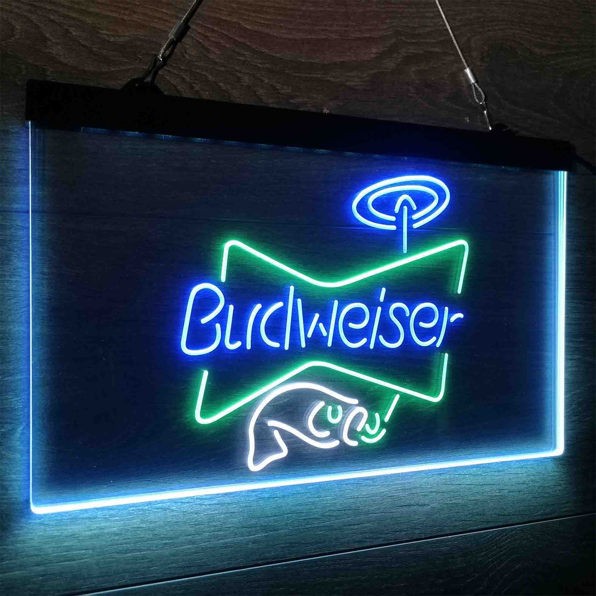 Budweiser Fish Neon LED Sign For Sale | LEDLABCAVE