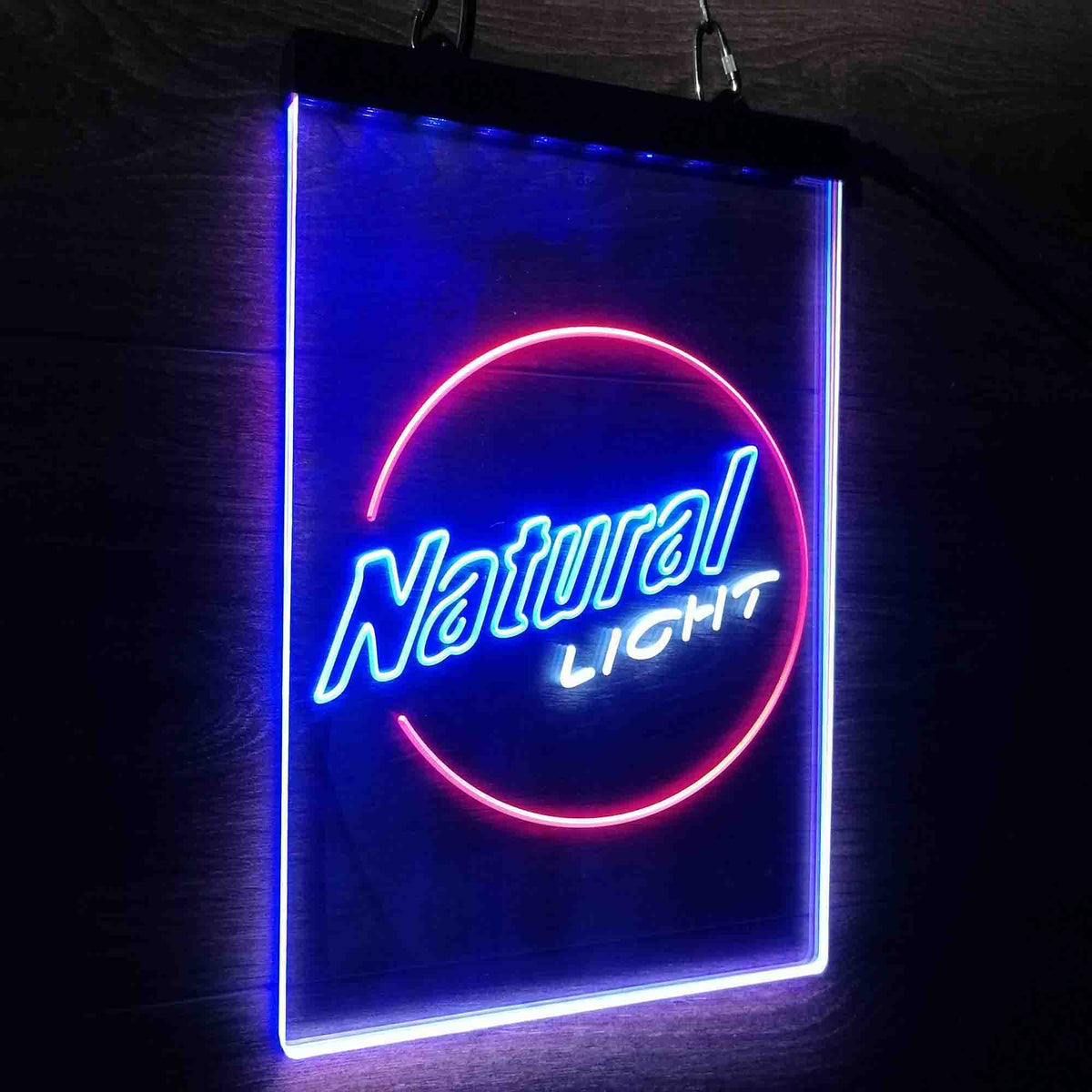 Natural Light Circle Bar Neon LED Sign For Sale | LEDLABCAVE