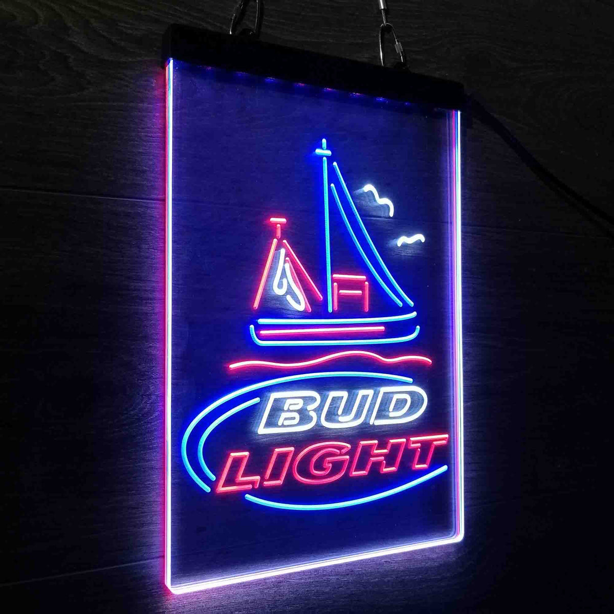 Bud Light Sail Boat Neon LED Sign For Sale | LEDLABCAVE