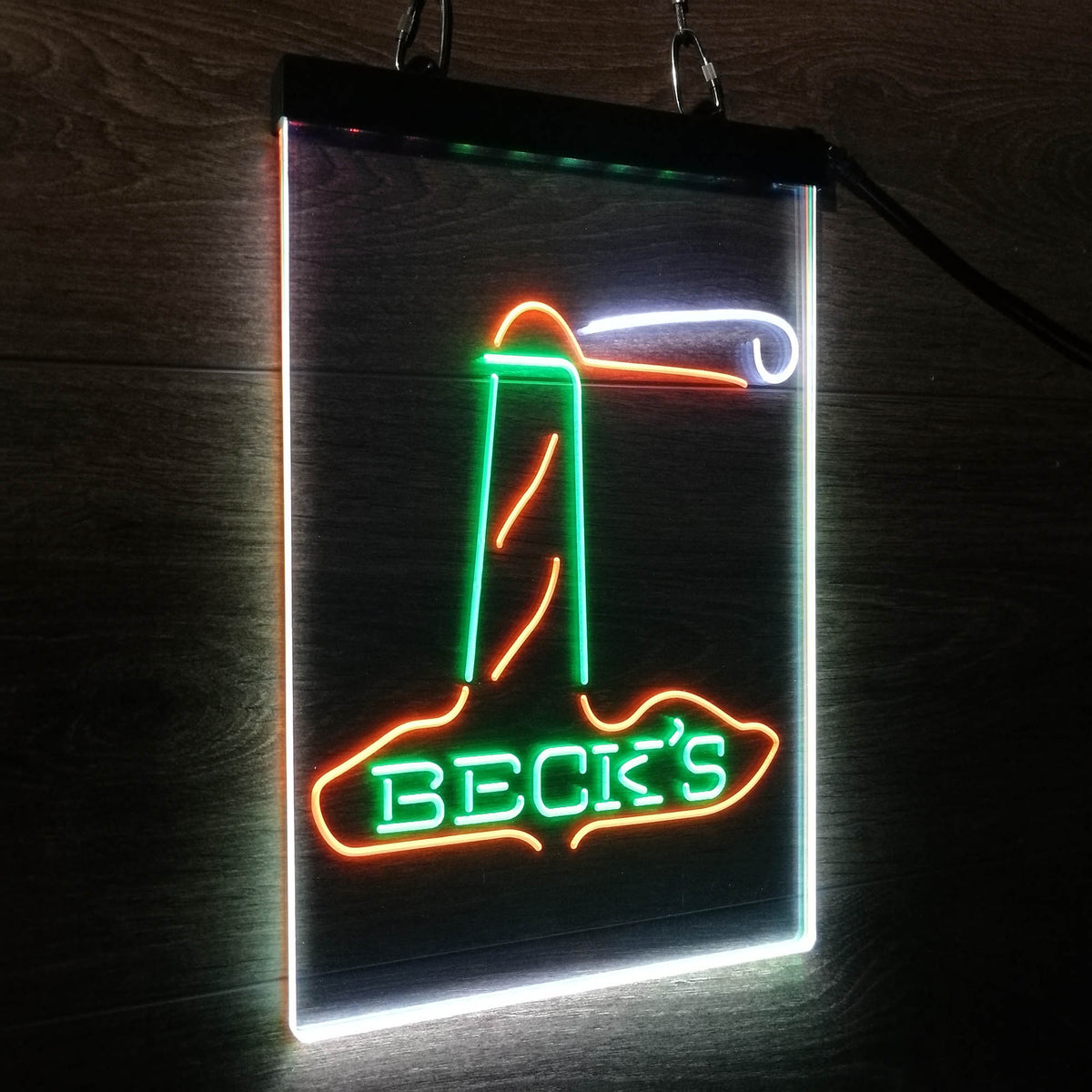 Beck's Lighthouse Island Beer Neon LED Sign For Sale | LEDLABCAVE