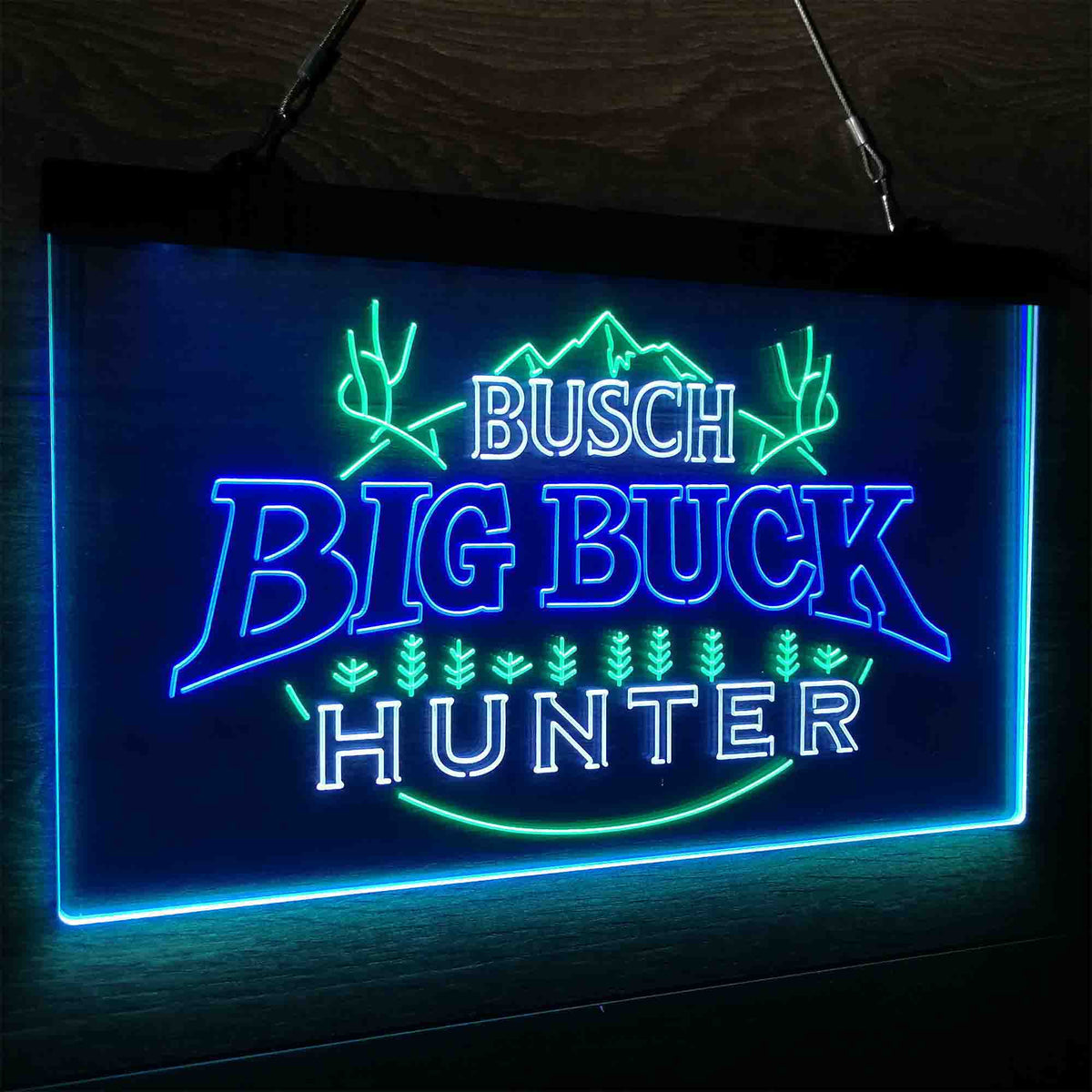 Busch Big Buck Deer Hunter Neon LED Sign For Sale | LEDLABCAVE