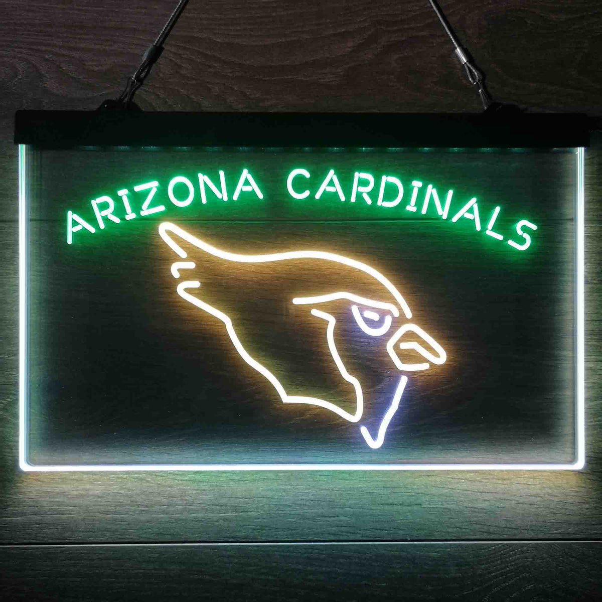 Arizona Cardinals Neon 3-Color LED Light Sign Neon Bar Pub LED Light ...