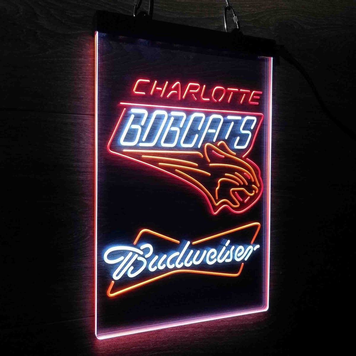 Charlotte Bobcats Nba Budweiser Neon LED Sign For Sale | LEDLABCAVE