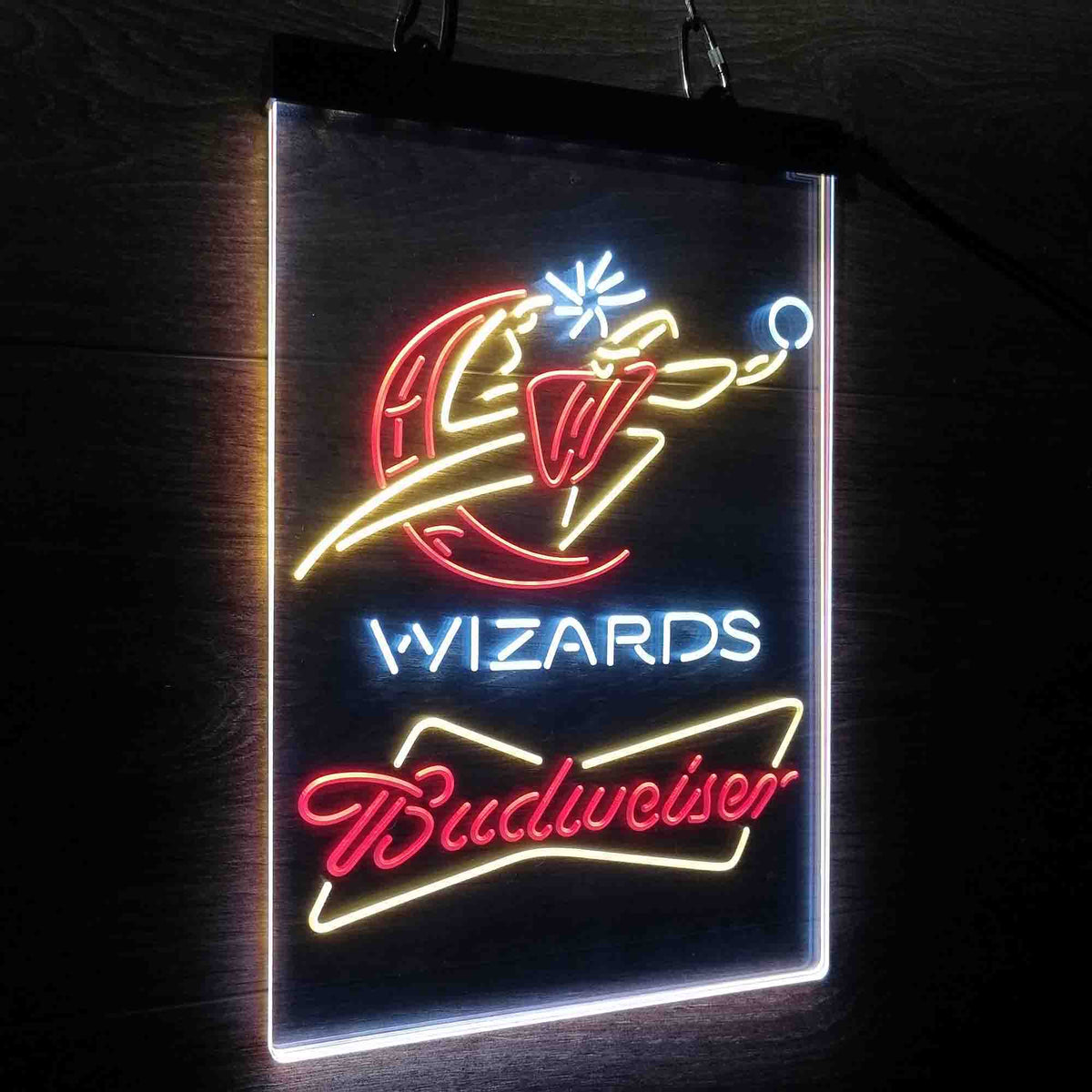 Wizards Nba Budweiser Neon LED Sign For Sale | LEDLABCAVE