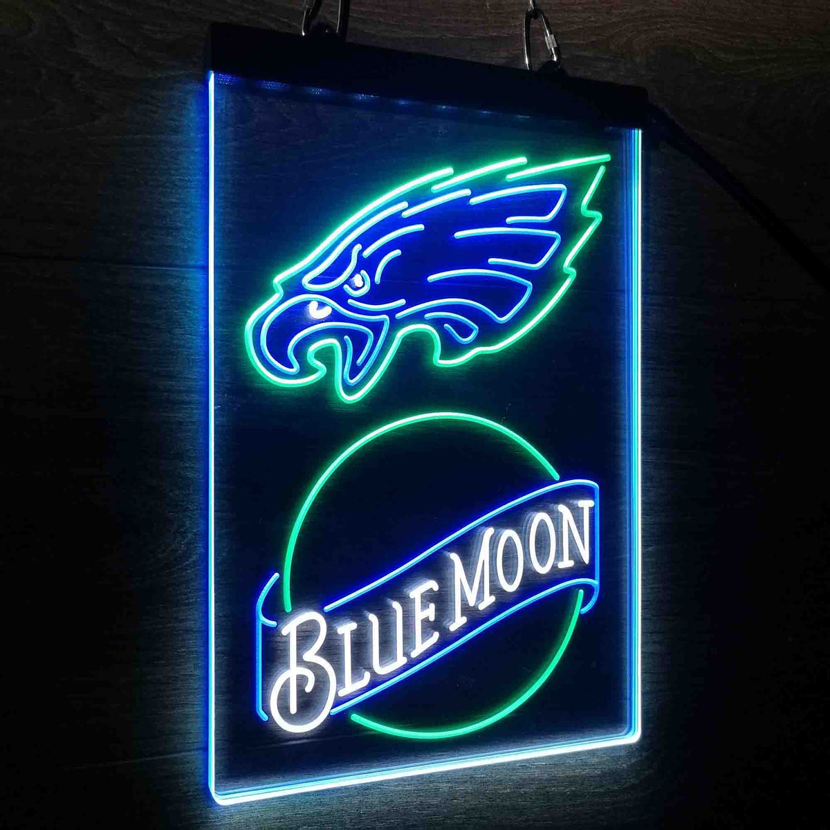 Blue Moon Bar Philadelphia Eagles Est. 1933 Neon LED Sign For Sale ...