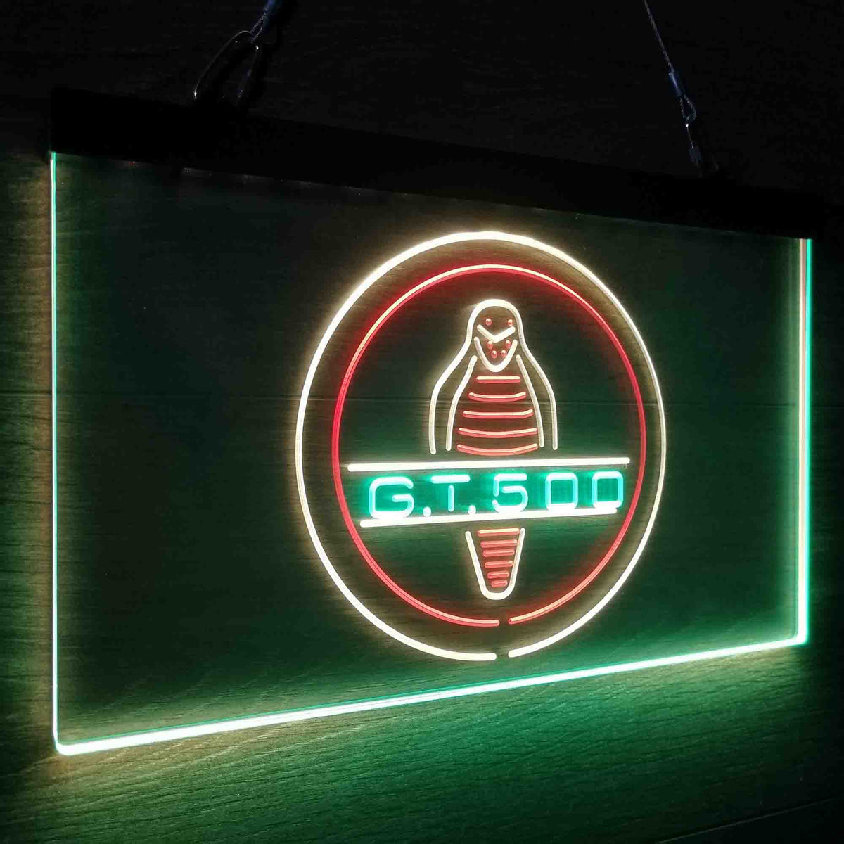 Ford Mustang Shelby Cobra GT 500 Neon LED Sign For Sale | LEDLABCAVE