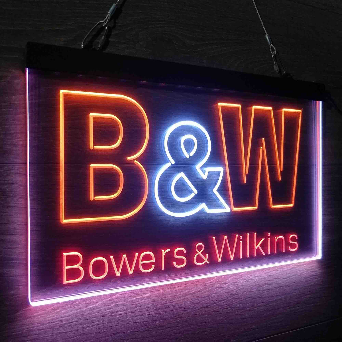 B&W Bowers & Wilkins Neon LED Sign For Sale | LEDLABCAVE