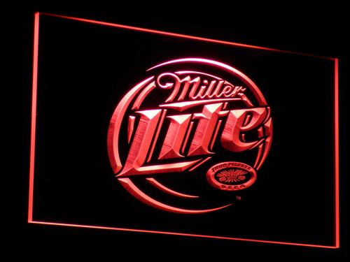 Miller Lite Beer Neon LED Sign Bar For Sale | LED LAB CAVE