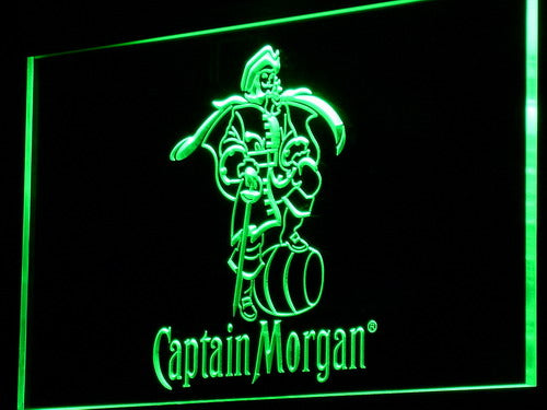 Captain Morgan Spiced Rum Bar Neon LED Sign Bar For Sale | LED LAB CAVE