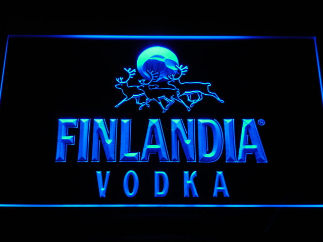Finlandia Vodka Neon LED Sign Bar For Sale | LED LAB CAVE
