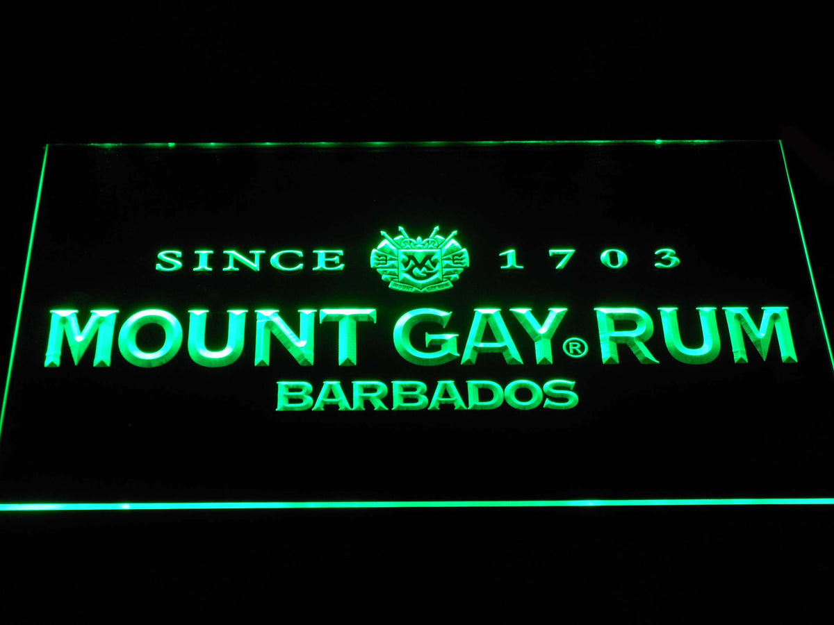 Mount Gay Rum Neon Sign - LED LAB CAVE