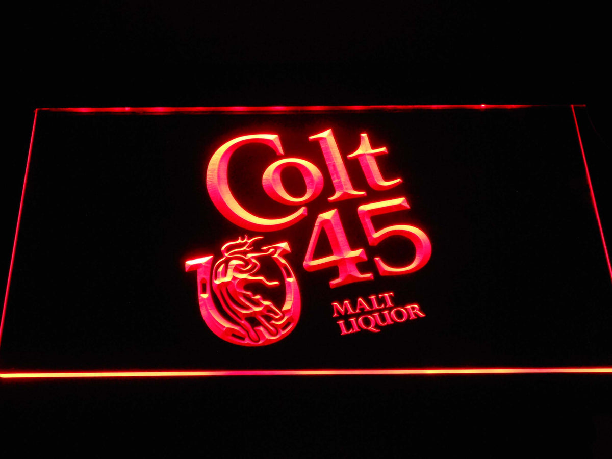 Colt 45 Malt Liquor Neon LED Sign Bar For Sale | LED LAB CAVE