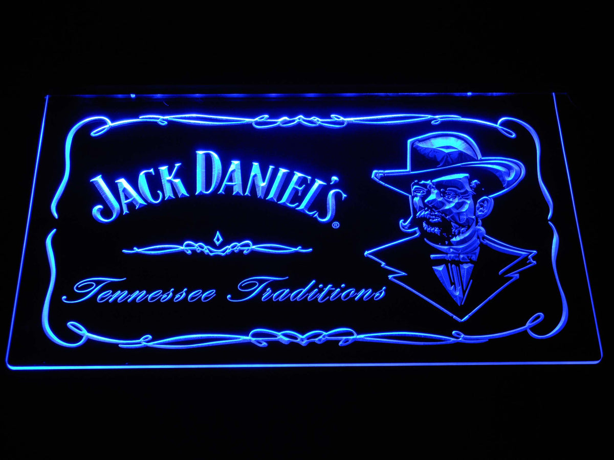 Jack Daniel's Face Neon Sign - LED LAB CAVE