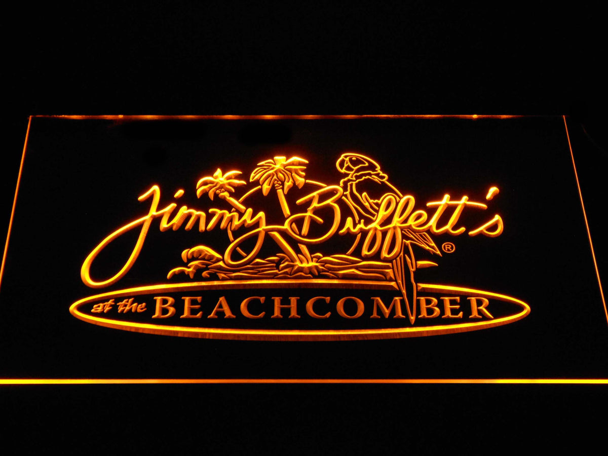 Jimmy Buffett's Beachcomber Neon LED Sign Bar For Sale | LED LAB CAVE