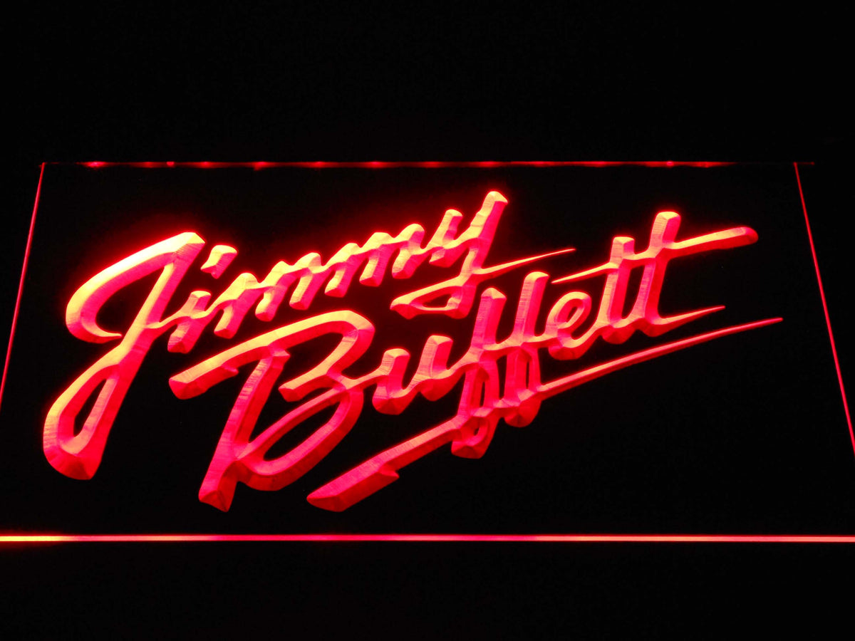 Jimmy Buffett Wordmark Neon LED Sign Bar For Sale | LED LAB CAVE