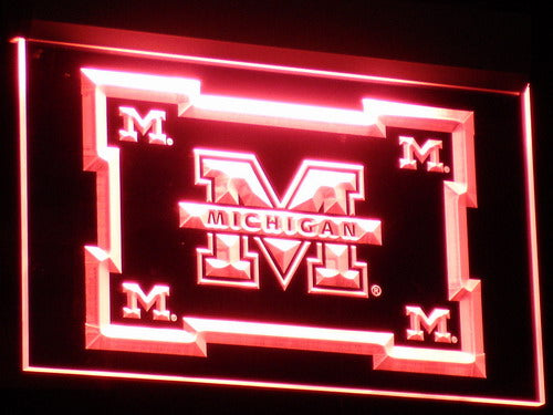 Michigan Wolverines Neon Sign - LED LAB CAVE